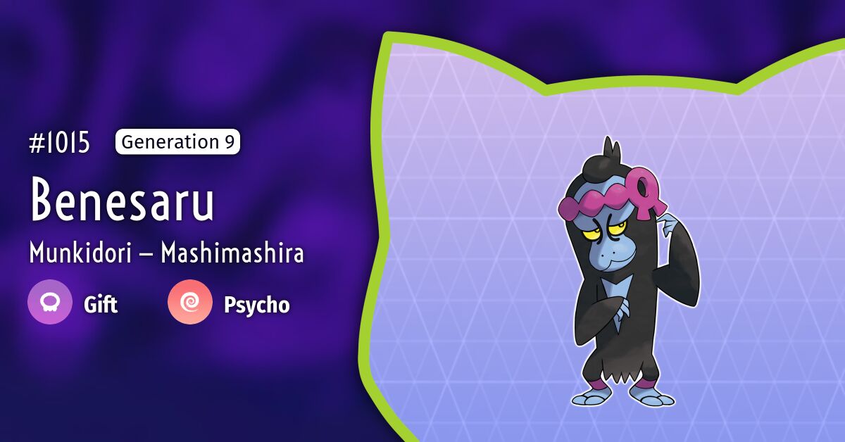 #1015 Benesaru in Pokémon GO — Pokémon GO-Dex — Bisafans.de