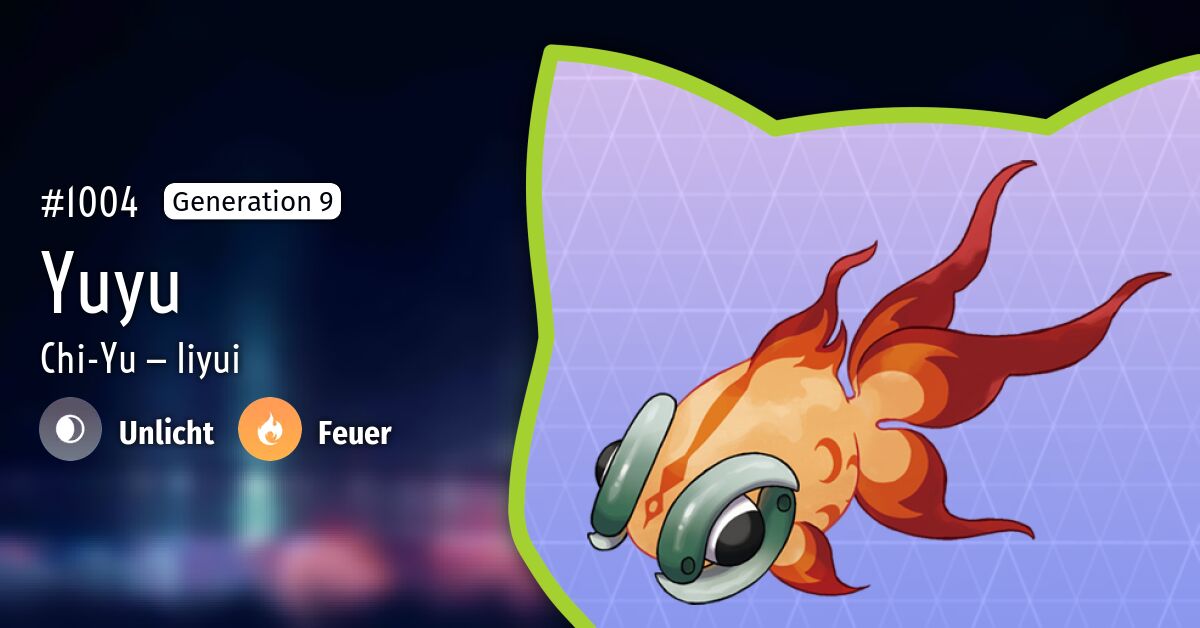 #1004 Yuyu — Pokémon GO-Dex — Bisafans.de