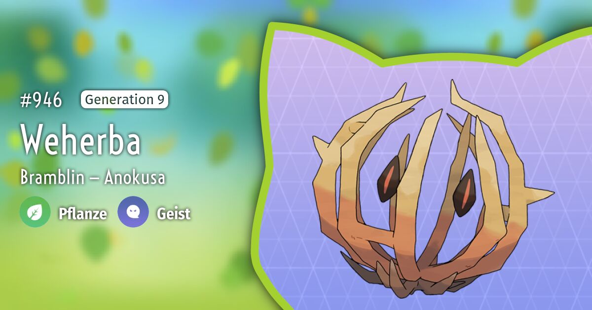#946 Weherba — Pokémon GO-Dex — Bisafans.de