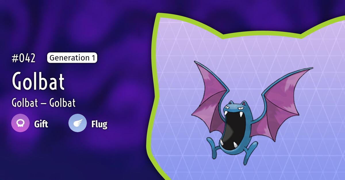 #042 Golbat in Pokémon GO — Pokémon GO-Dex — Bisafans.de