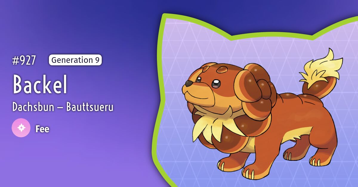 #927 Backel — Pokémon GO-Dex — Bisafans.de