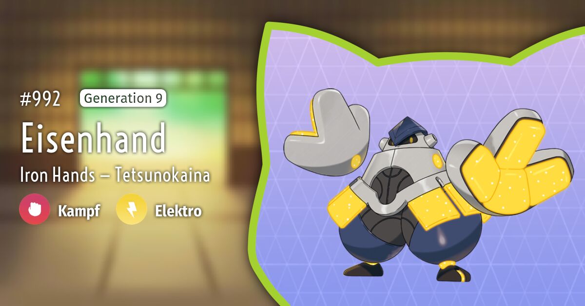 #992 Eisenhand — Pokémon GO-Dex — Bisafans.de