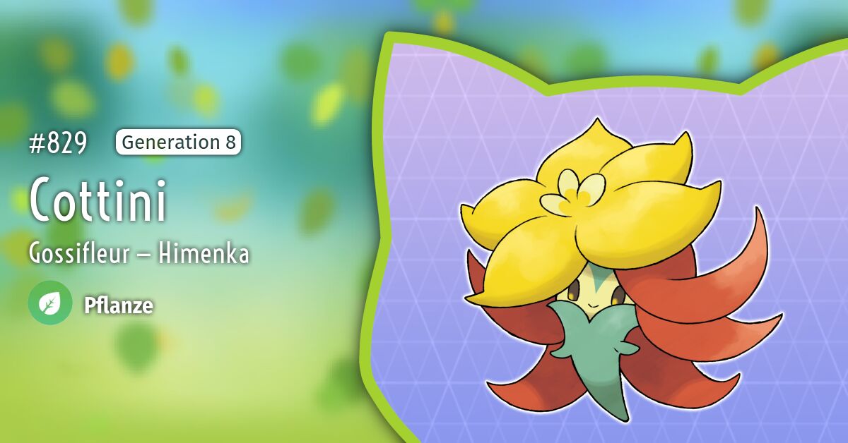 #829 Cottini — Pokémon GO-Dex — Bisafans.de