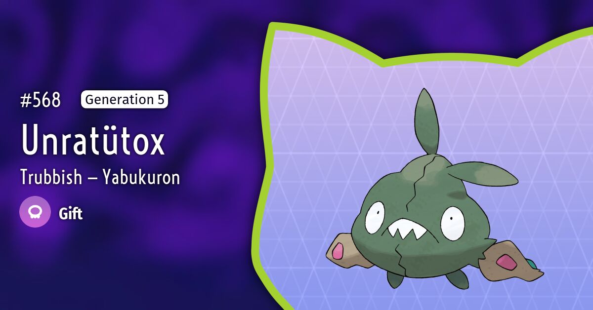 #568 Unratütox in Pokémon GO — Pokémon GO-Dex — Bisafans.de