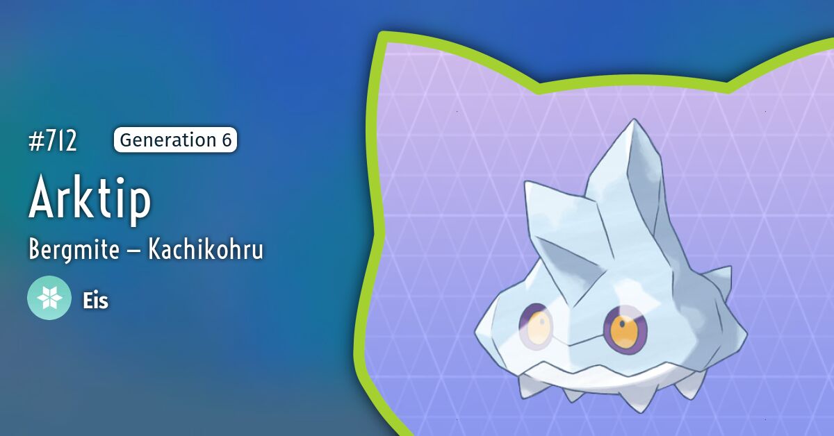 #712 Arktip in Pokémon GO — Pokémon GO-Dex — Bisafans.de