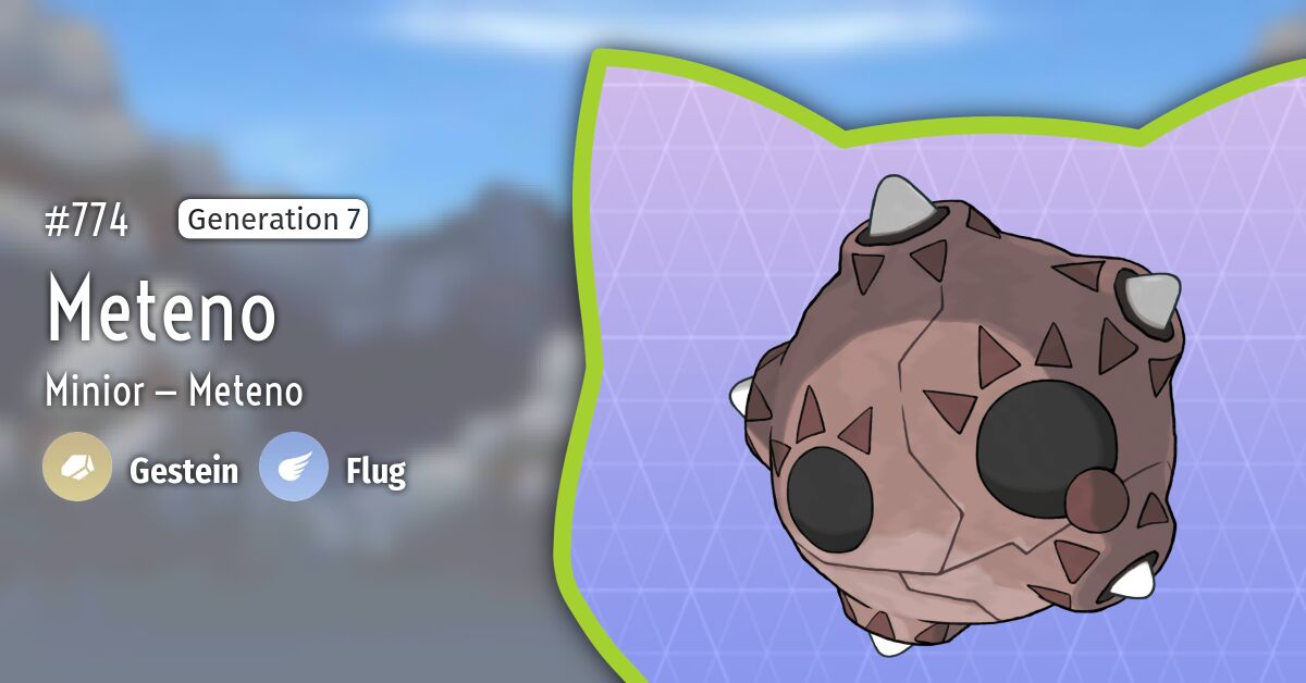 #774 Meteno in Pokémon GO — Pokémon GO-Dex — Bisafans.de