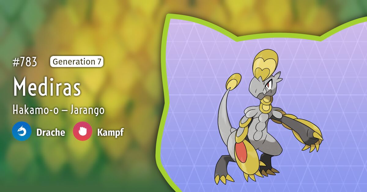 #783 Mediras in Pokémon GO — Pokémon GO-Dex — Bisafans.de