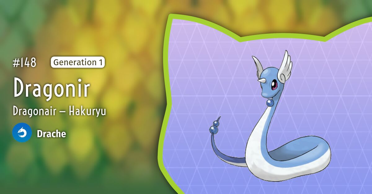 #148 Dragonir — Pokémon GO-Dex — Bisafans.de
