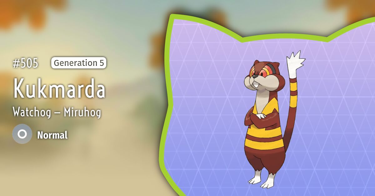 #505 Kukmarda — Pokémon GO-Dex — Bisafans.de