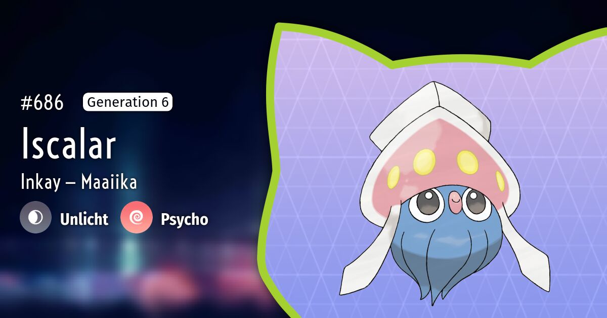 #686 Iscalar — Pokémon GO-Dex — Bisafans.de