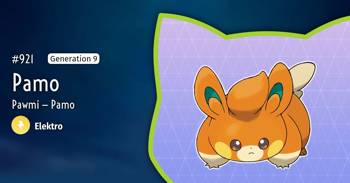 #921 Pamo — Pokémon GO-Dex — Bisafans.de