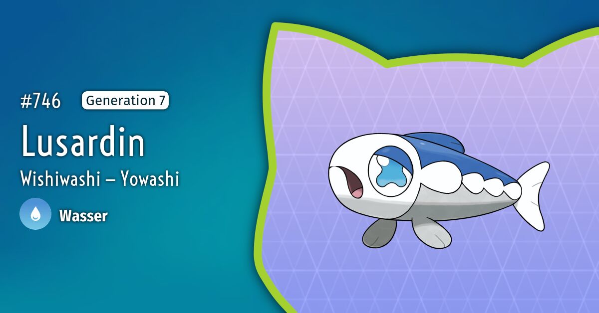 #746 Lusardin — Pokémon GO-Dex — Bisafans.de