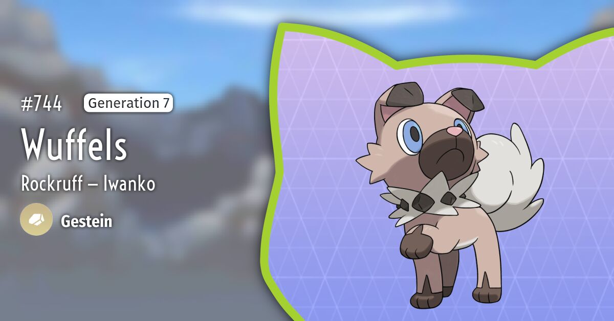 #744 Wuffels in Pokémon GO — Pokémon GO-Dex — Bisafans.de