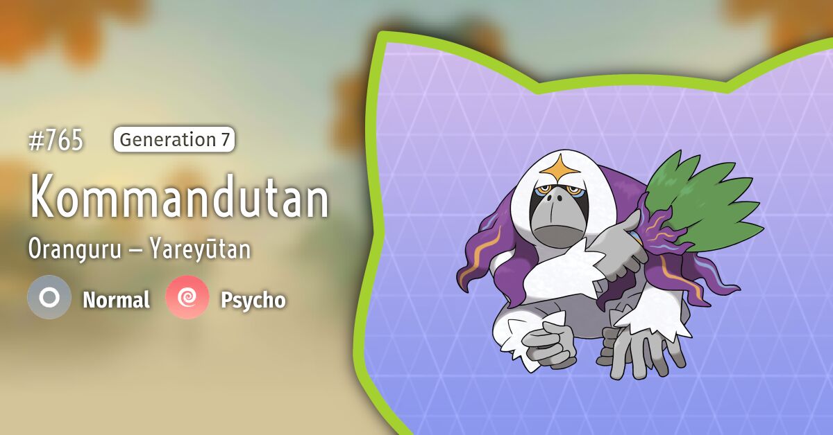 #765 Kommandutan in Pokémon GO — Pokémon GO-Dex — Bisafans.de