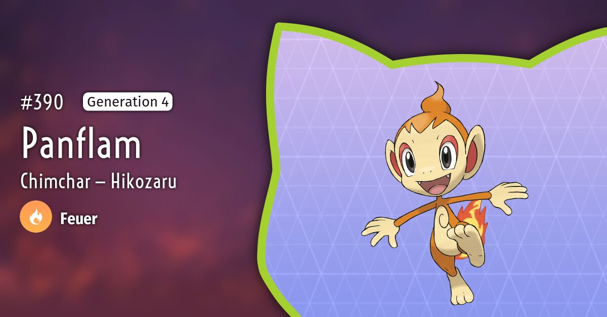 #390 Panflam — Pokémon GO-Dex — Bisafans.de