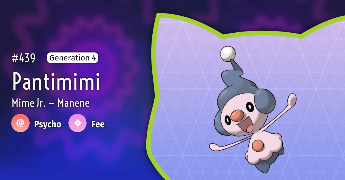 #439 Pantimimi — Pokémon GO-Dex — Bisafans.de