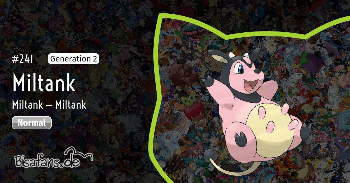 #241 — Miltank im Pokédex — Bisafans.de