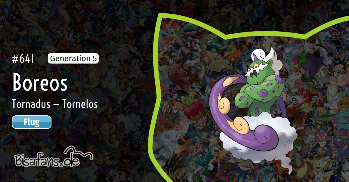 #641 — Boreos im Pokédex — Bisafans.de