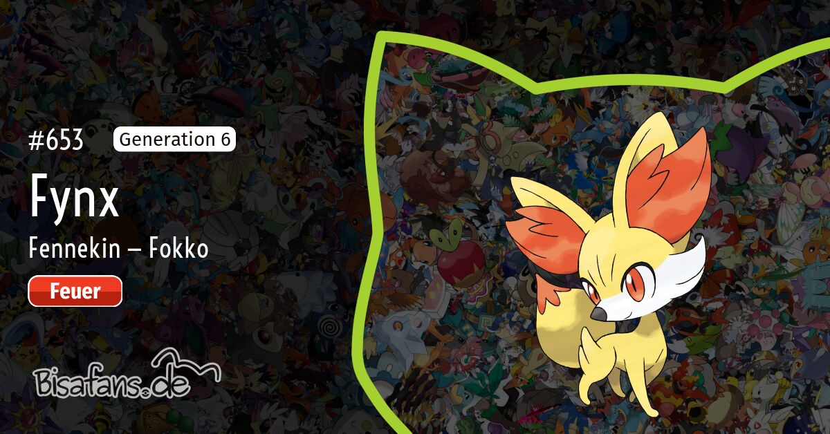 #653 — Fynx im Pokédex — Bisafans.de