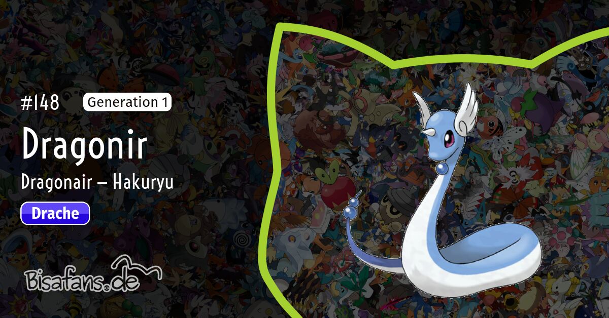 #148 — Dragonir im Pokédex — Bisafans.de