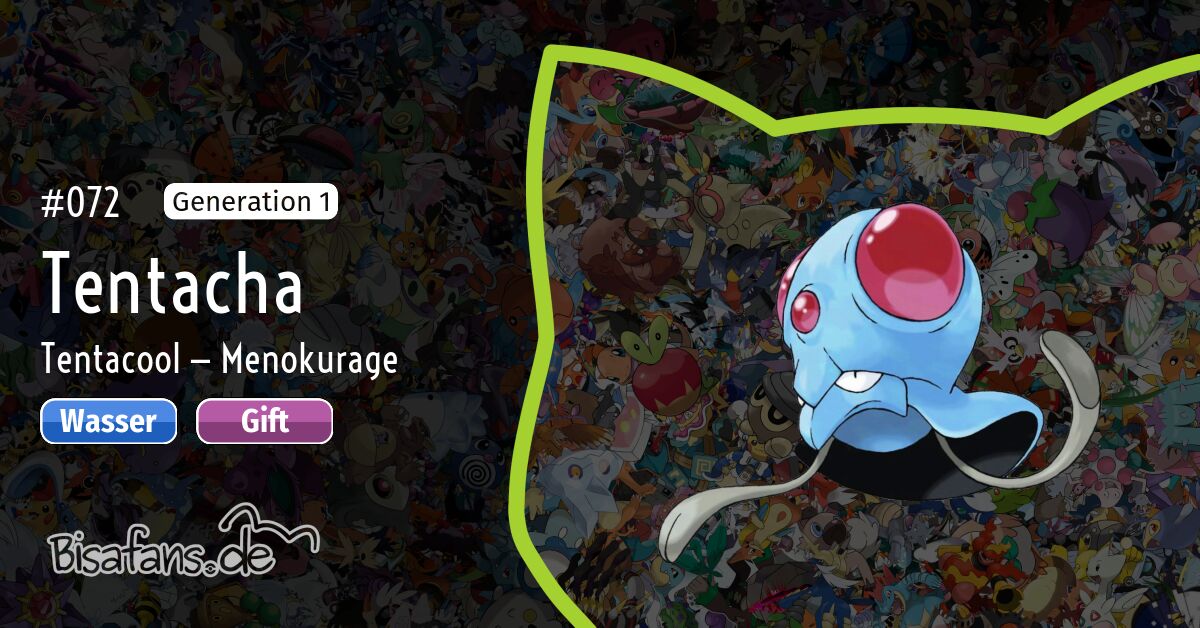 #072 — Tentacha im Pokédex — Bisafans.de