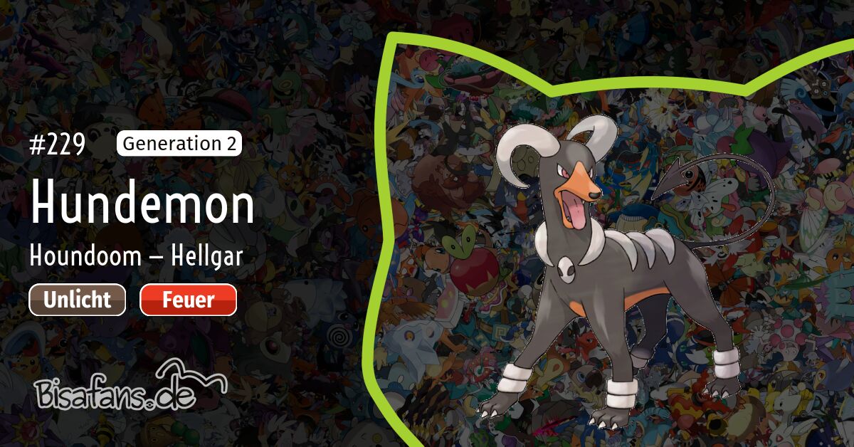 #229 — Hundemon im Pokédex — Bisafans.de