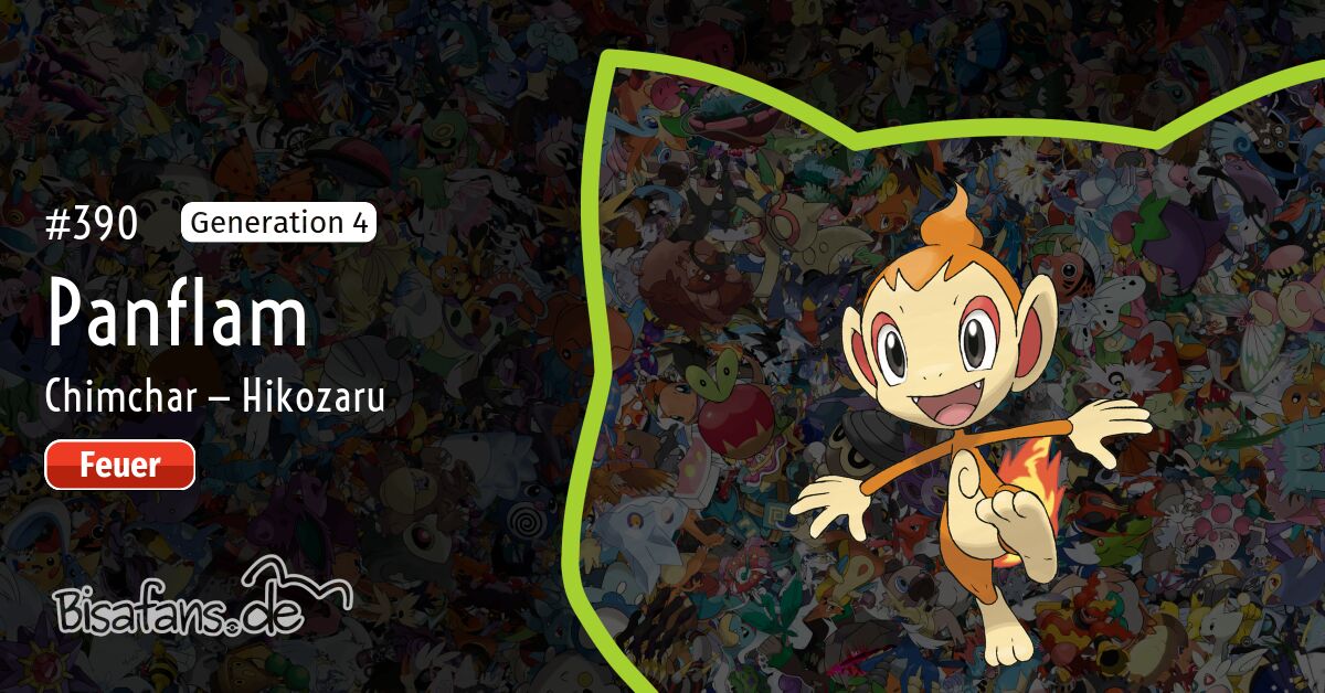 #390 — Panflam im Pokédex — Bisafans.de