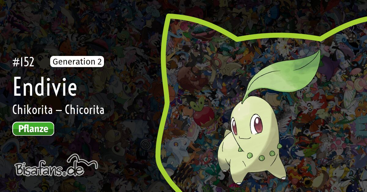 #152 — Endivie im Pokédex — Bisafans.de