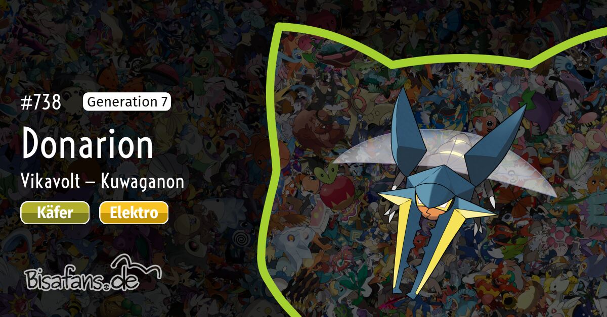 #738 — Donarion im Pokédex — Bisafans.de