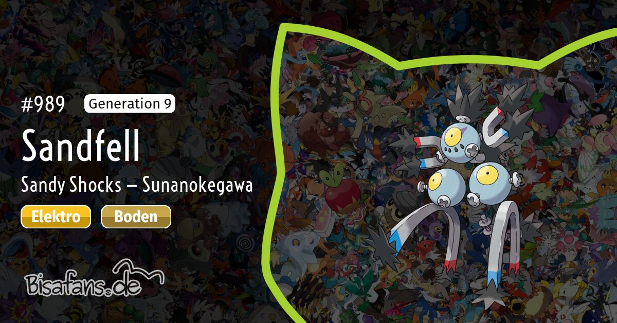 #989 — Sandfell im Pokédex — Bisafans.de