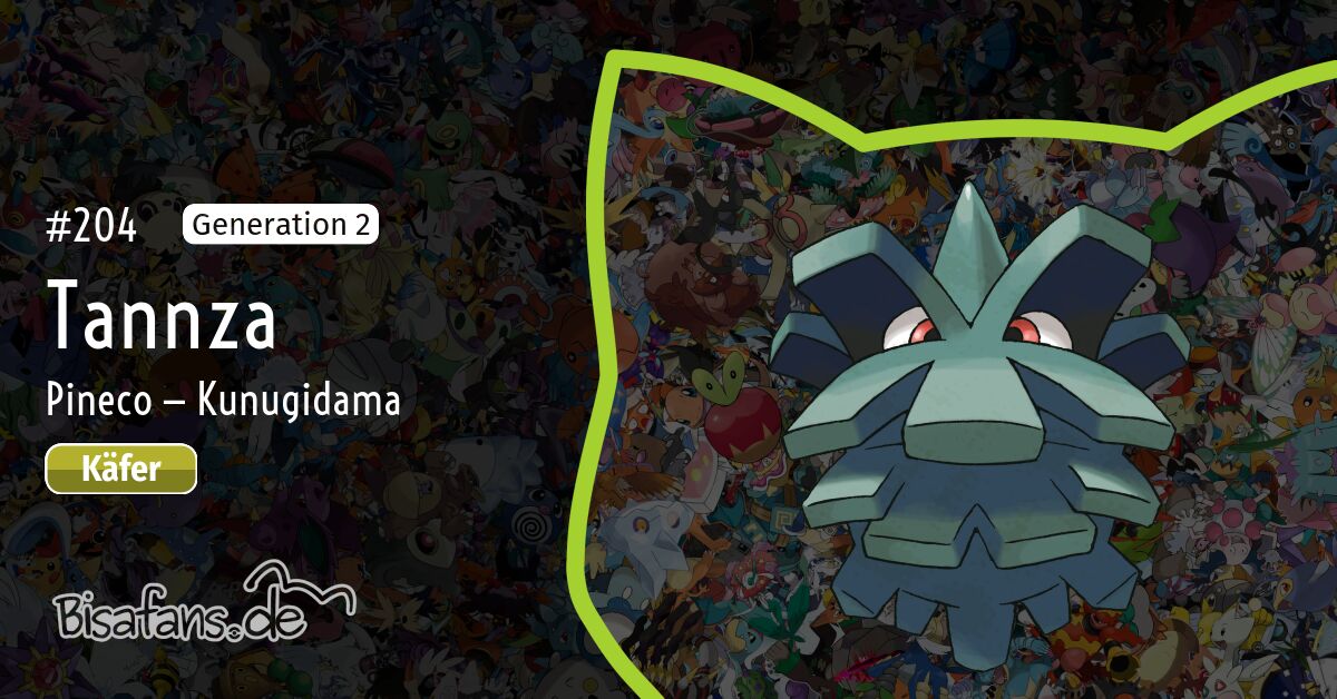 #204 — Tannza im Pokédex — Bisafans.de
