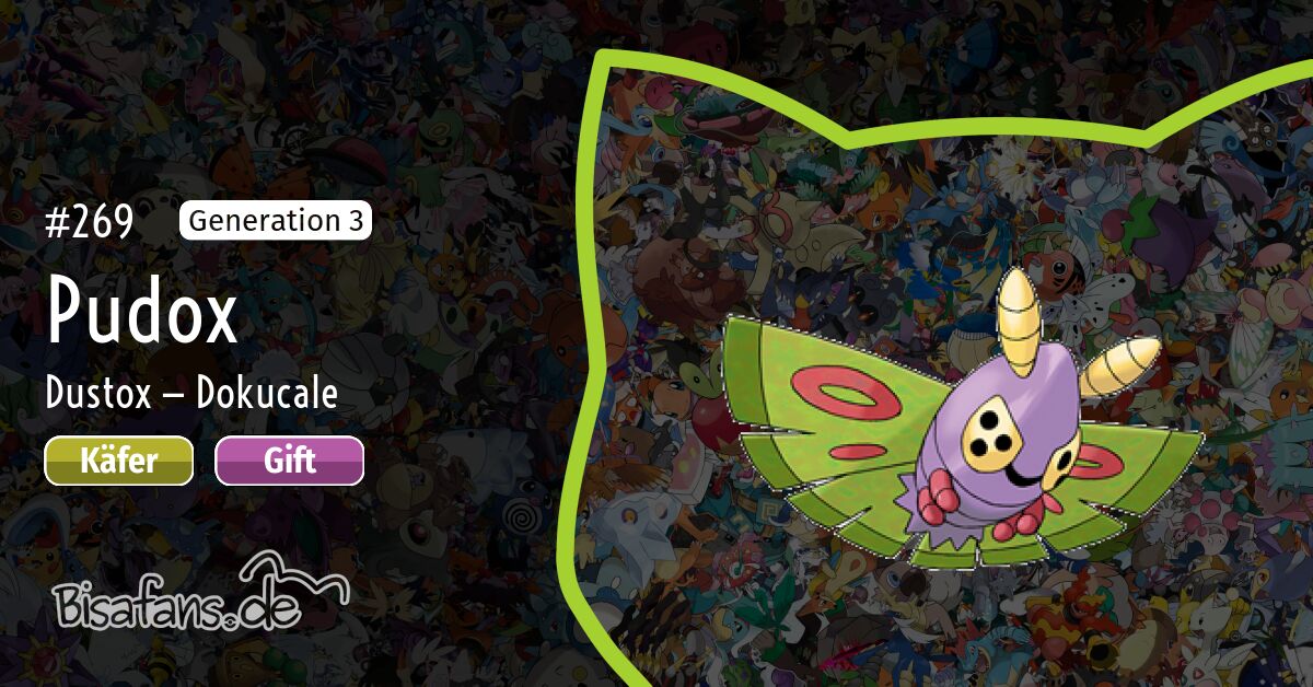 #269 — Pudox im Pokédex — Bisafans.de