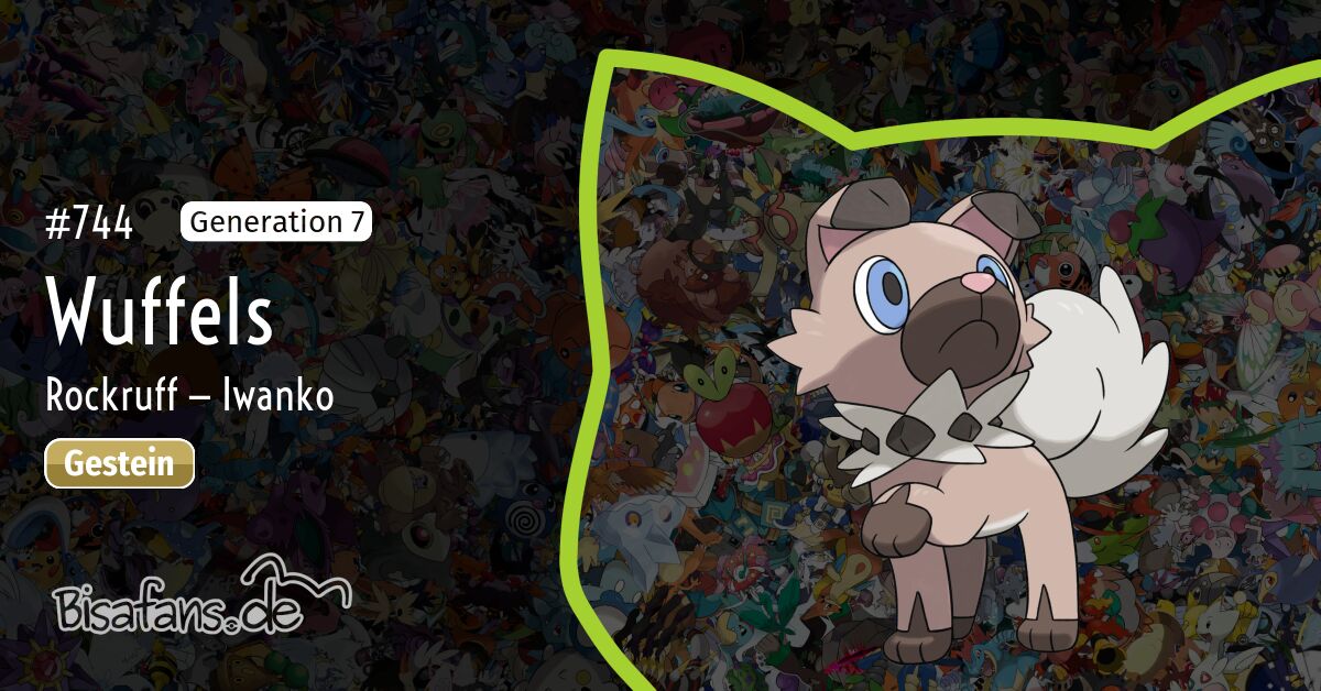 #744 — Wuffels im Pokédex — Bisafans.de