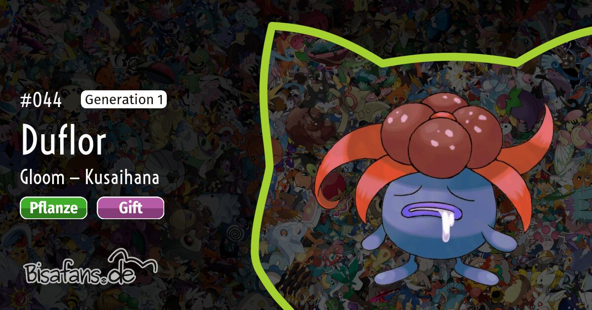 #044 — Duflor im Pokédex — Bisafans.de