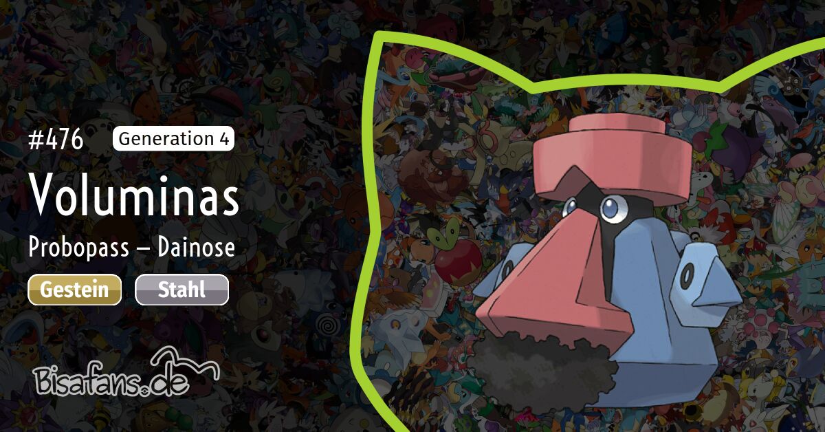 #476 — Voluminas im Pokédex — Bisafans.de