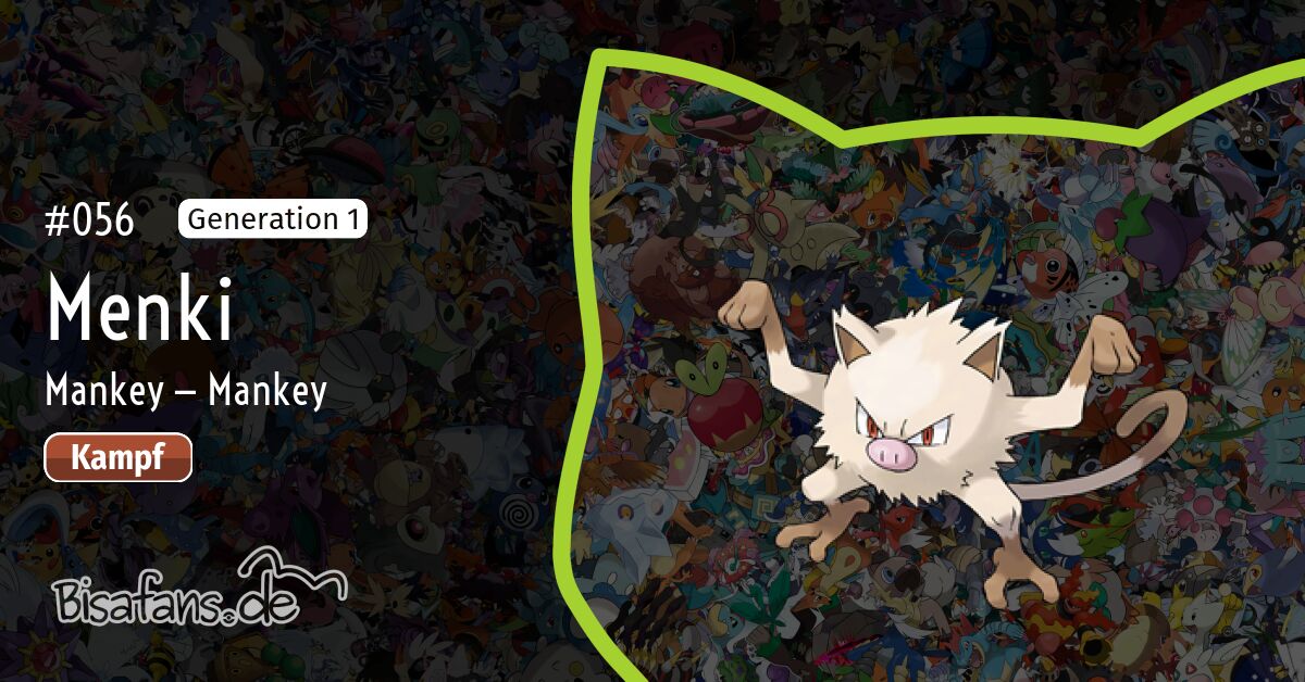 #056 — Menki im Pokédex — Bisafans.de
