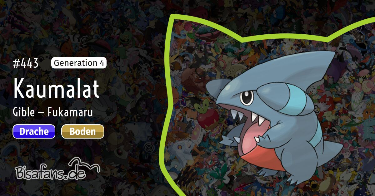 #443 — Kaumalat im Pokédex — Bisafans.de