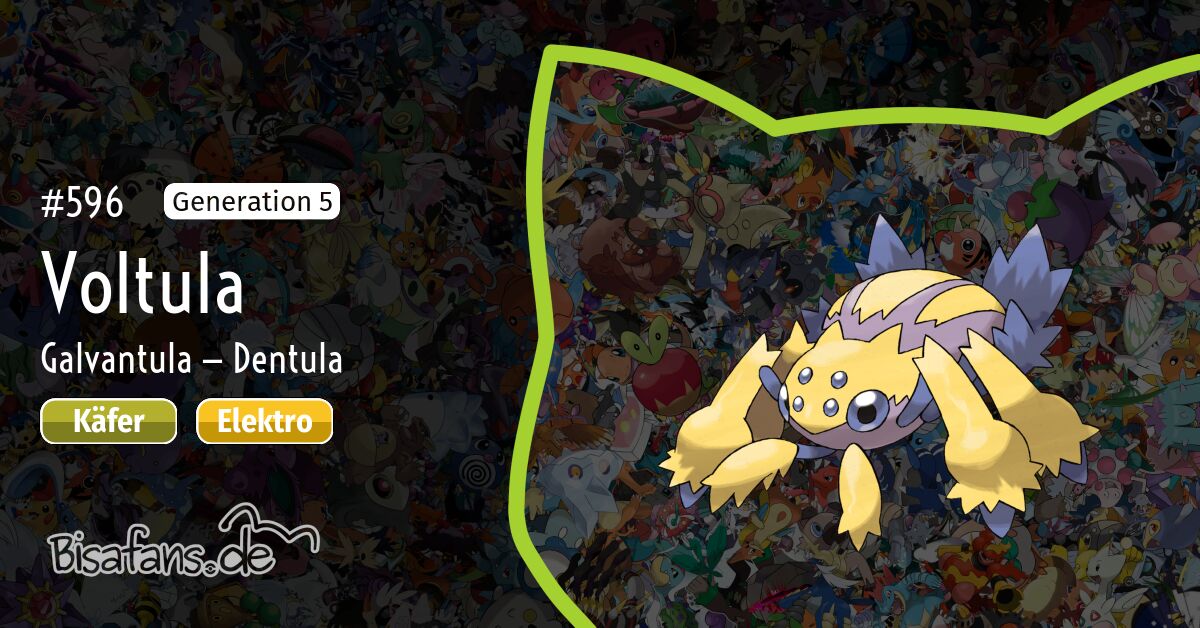#596 — Voltula im Pokédex — Bisafans.de