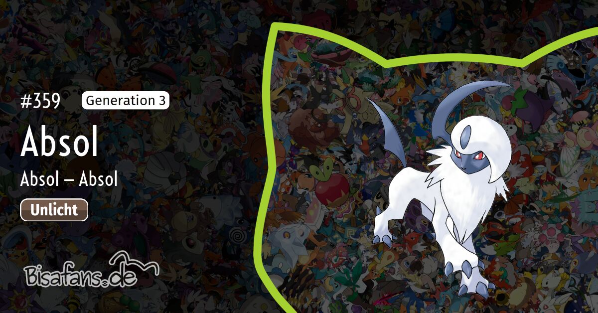 #359 — Absol im Pokédex — Bisafans.de