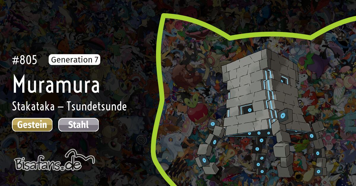 #805 — Muramura im Pokédex — Bisafans.de