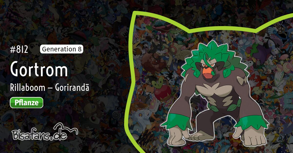 #812 — Gortrom im Pokédex — Bisafans.de